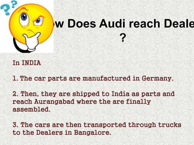 Audi - Progress through Technology | PPT