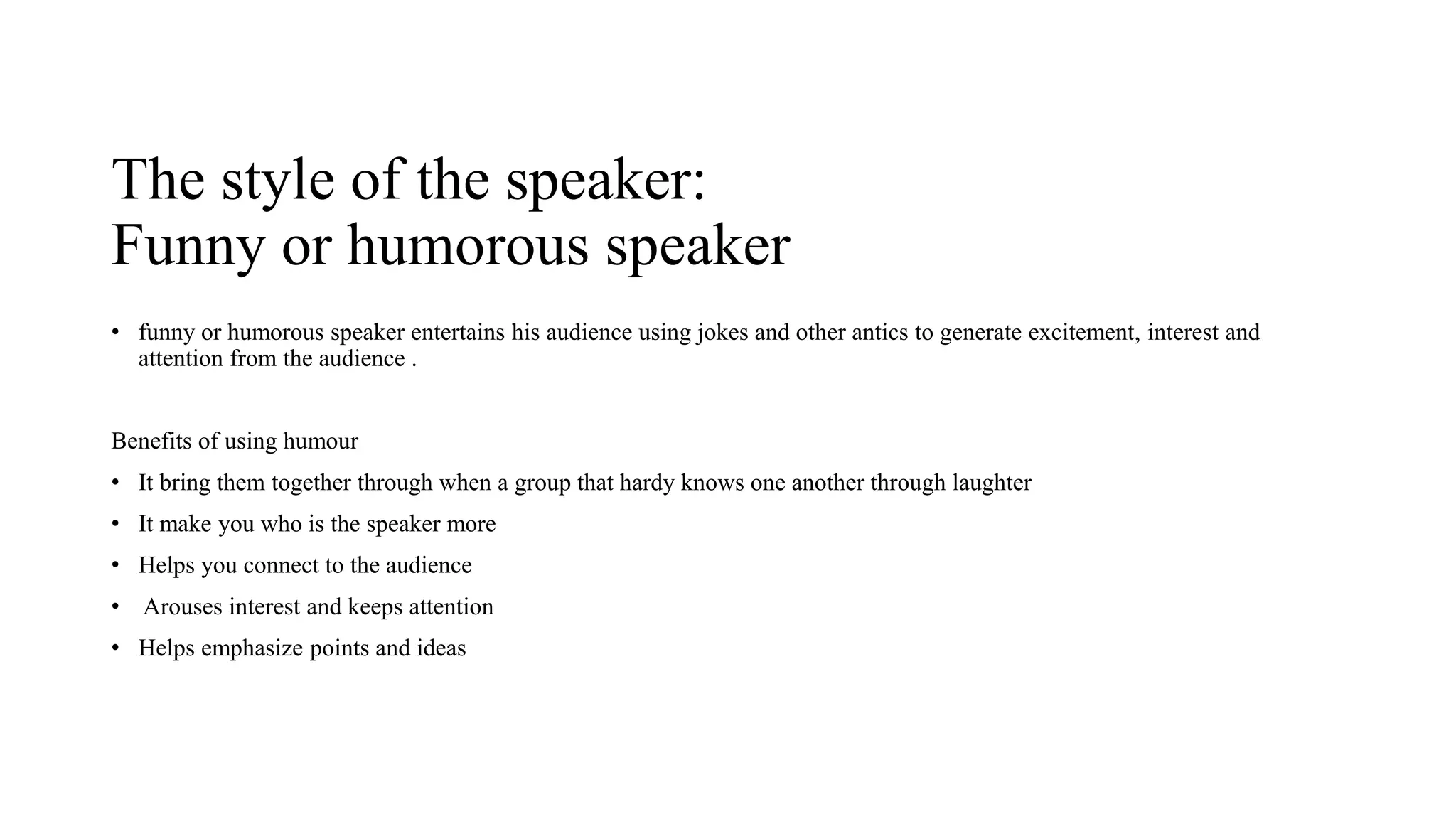 Audiance analysis | PPT