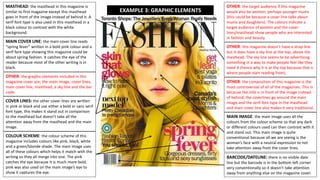 analysis of magazines' front covers | PPT