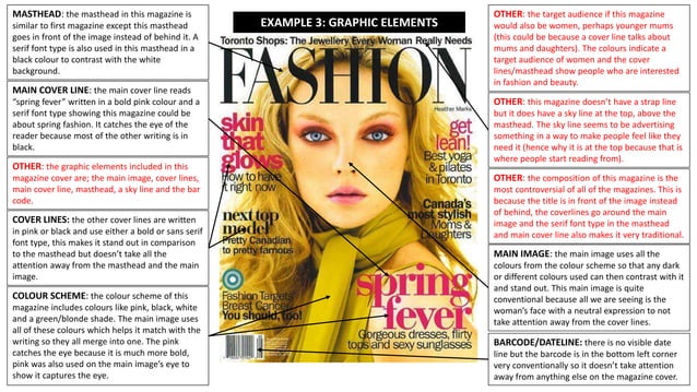 analysis of magazines' front covers | PPT