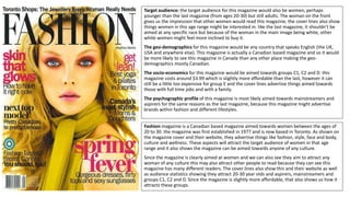 analysis of magazines' front covers | PPT