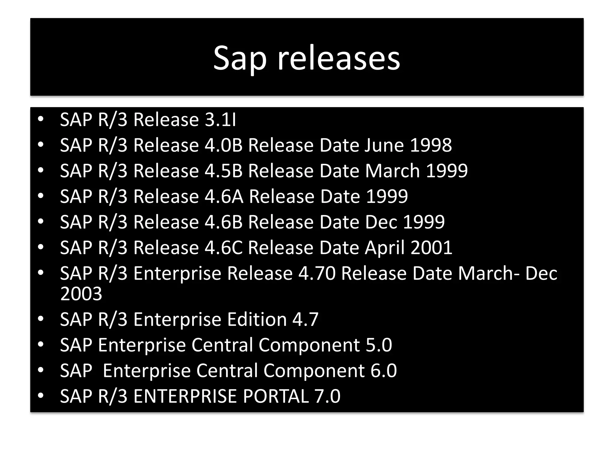 SAP Basis Overview | PPTX