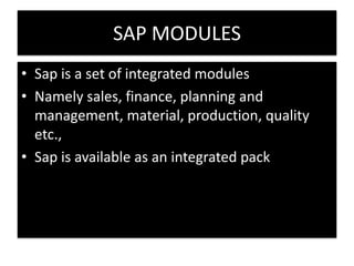 SAP Basis Overview | PPT