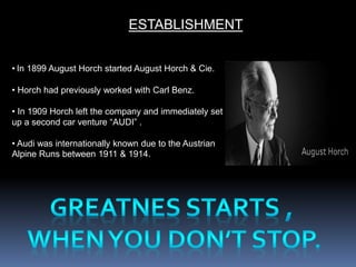 Audi case study | PPTX | Marketing and Advertising | Business