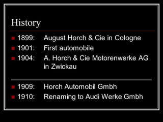 Audi case study | PPTX