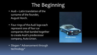 Audi case study | PPTX
