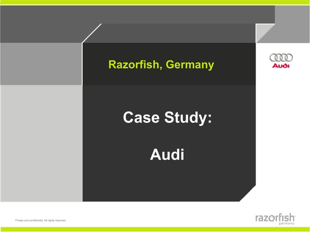 Audi Relaunch Case Study 2002 | PPT | Web Design and HTML | Internet