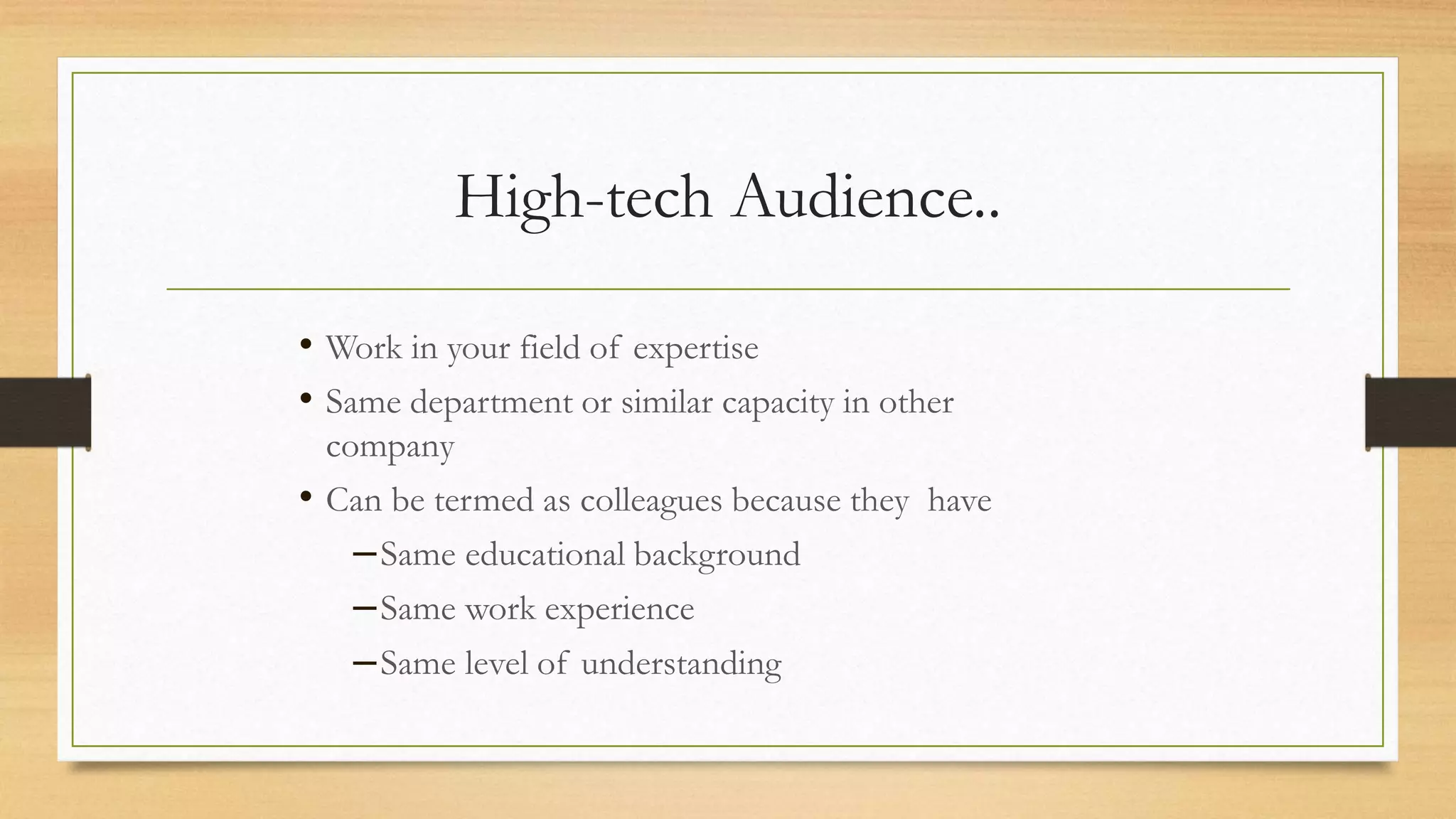 Audience recognition and involvement | PPT