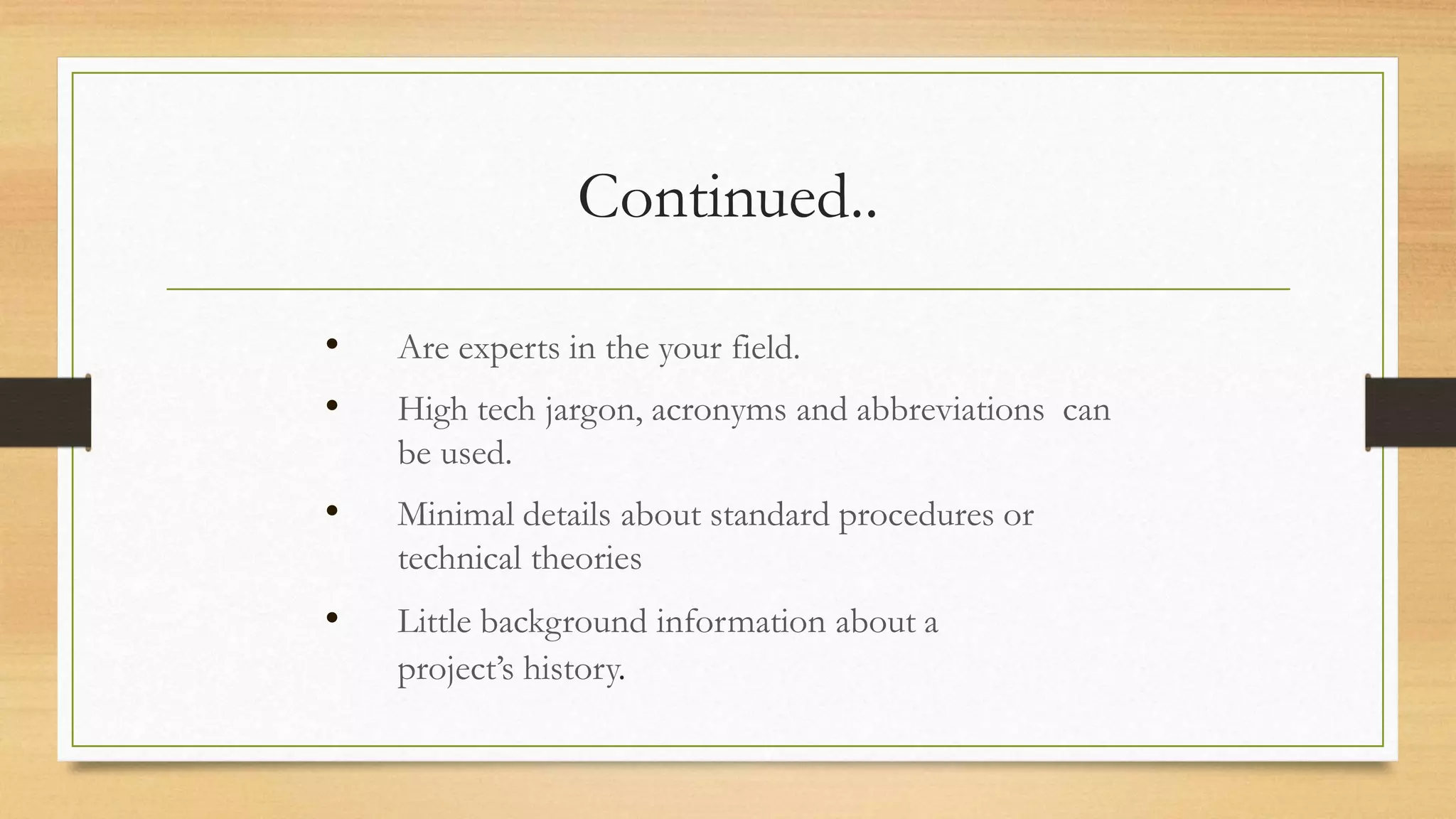 Audience recognition and involvement | PPT