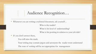 Audience recognition and involvement | PPTX