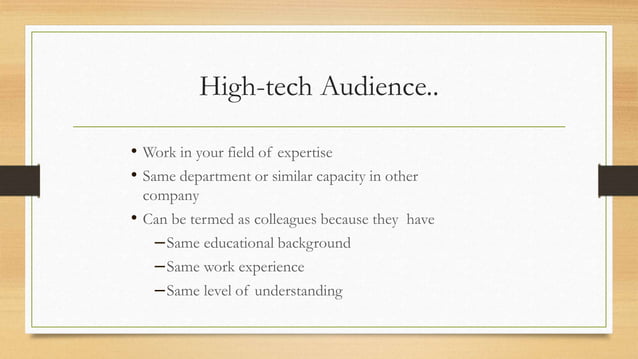 Audience recognition and involvement | PPT