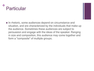 Audience | PPTX | Web Conferencing | Computer Software and Applications