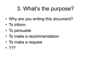 Writing for your audience, a PPT Presentation | PPT