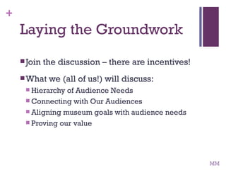 Audience focused museum | PPT