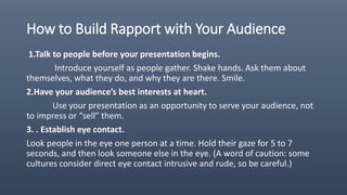 Audience Rapport news- issue for reading | PPT