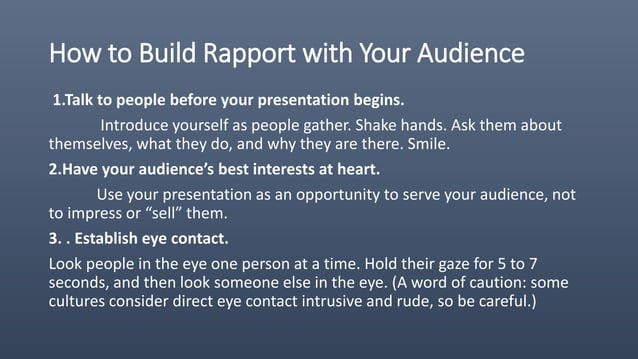 Audience Rapport news- issue for reading | PPT