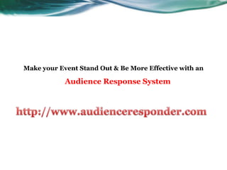 Audience response-system | PPT
