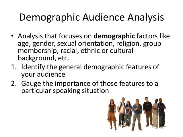 Audience Analysis