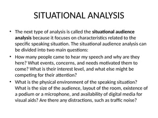 AUDIENCE ANALYSIS.pptx . . . . . . . . . | PPTX