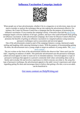 Audience Analysis Essay Example | PDF