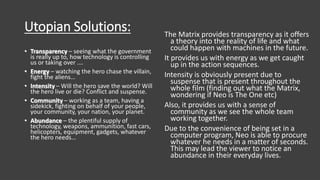 The Matrix: Audience Analysis | PPTX