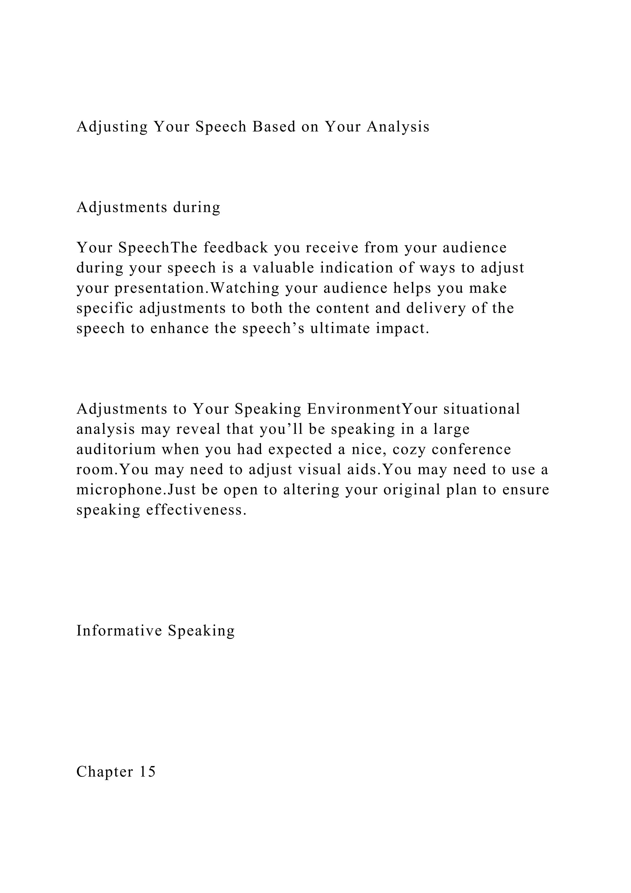 Audience Analysis Sections 16.1What Is a.docx