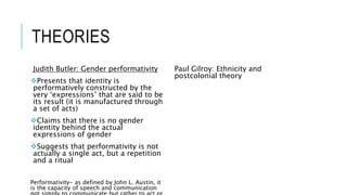 Audience and representation theories | PPTX