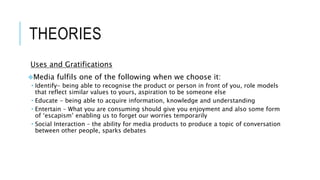 Audience and representation theories | PPTX