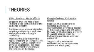 Audience and representation theories | PPTX