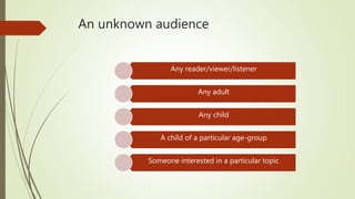 TSLB3023 English for Academic Purposes (EAP) - Audience and Style | PPTX