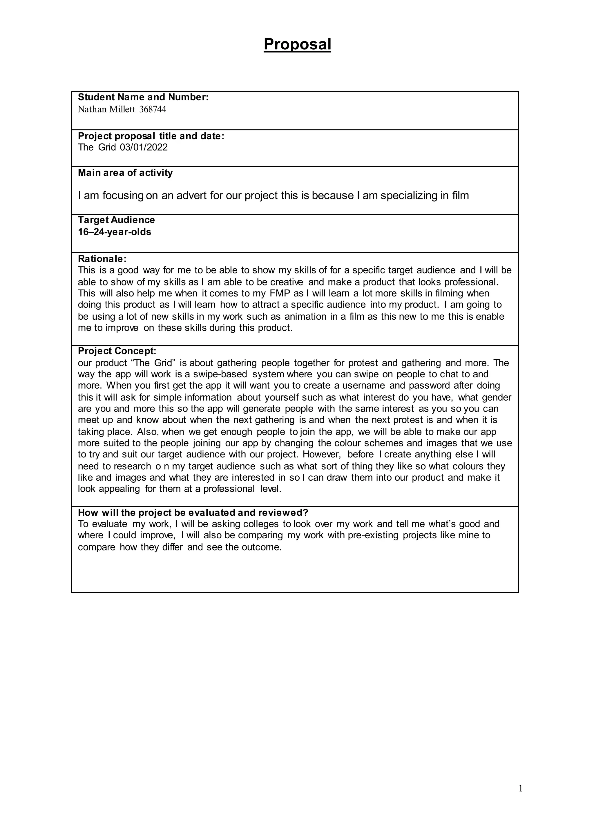 Audience proposal (1) | DOCX