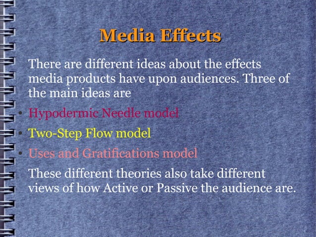 Audience effects presentation | PPT