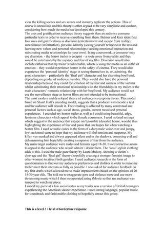 Audience Essay examples | PPT