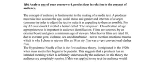 Audience essay examples | PDF