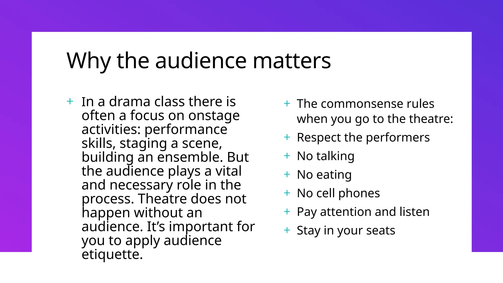 AUDIENCE ETIQUETTE introduction - lesson 2.pptx