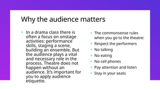 AUDIENCE ETIQUETTE introduction - lesson 2.pptx