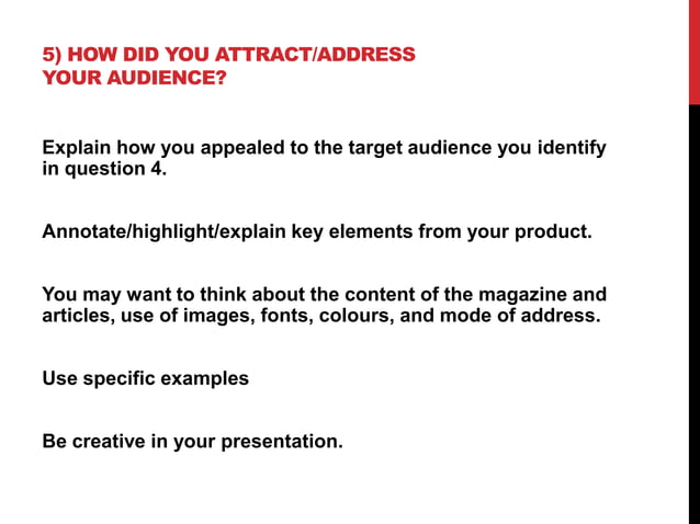 AS Evaluation - Target Audience | PPTX