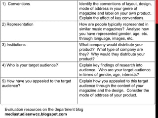 AS Evaluation - Target Audience | PPTX