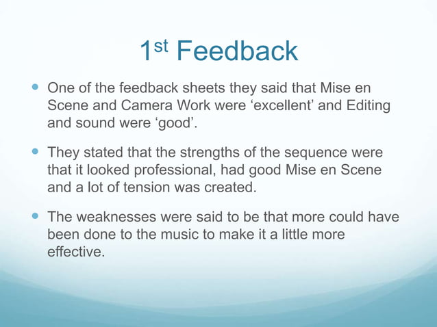 Audience feedback | PPTX