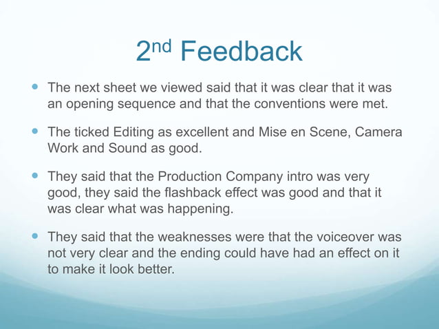 Audience feedback | PPTX