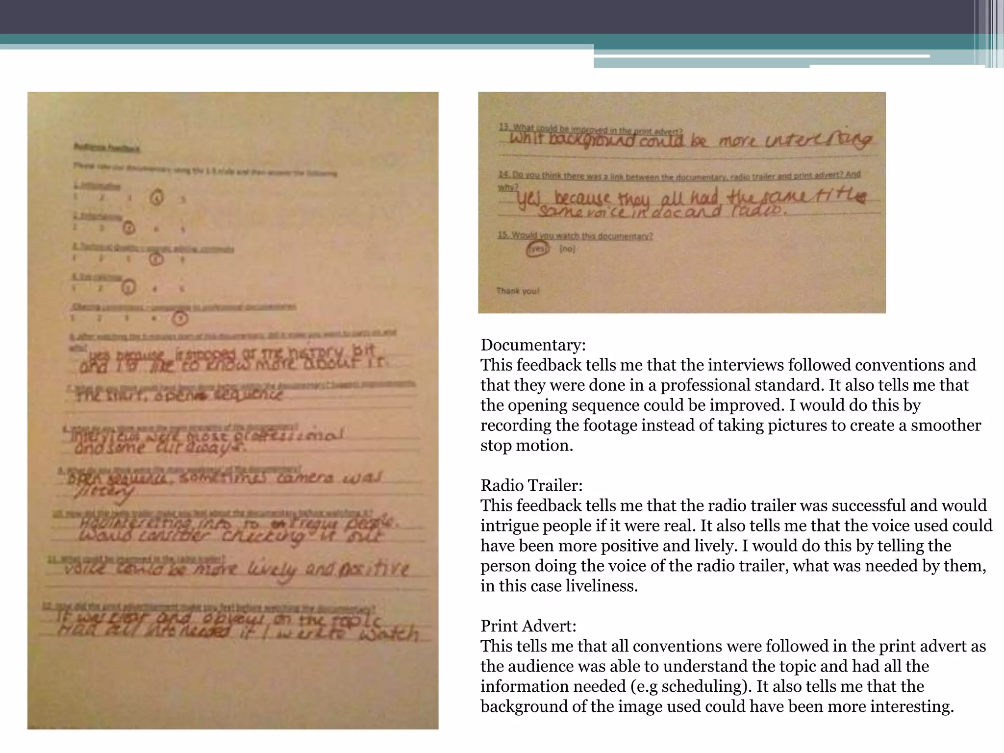 Audience feedback | PPTX