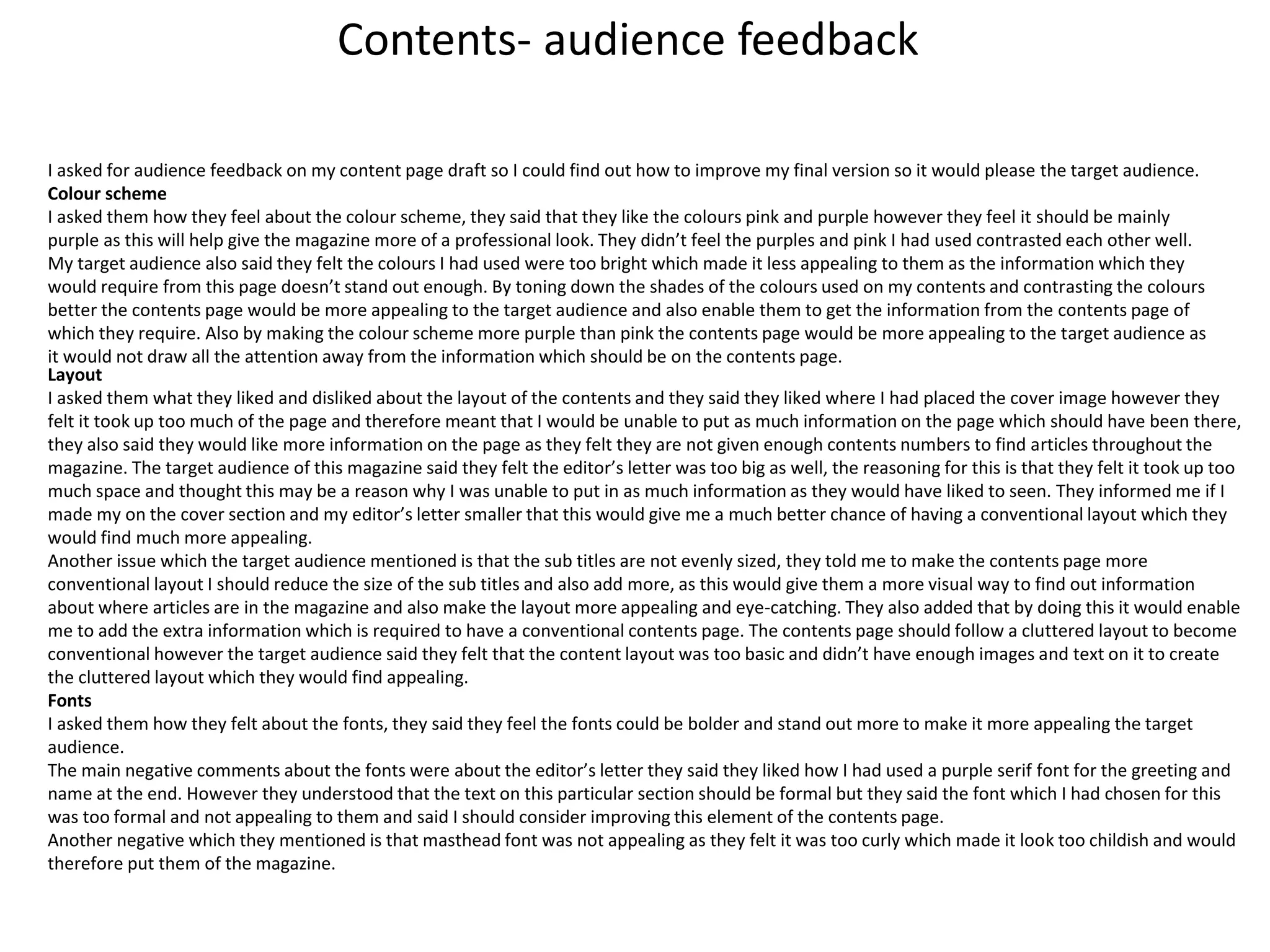 Audience feedback | PPTX