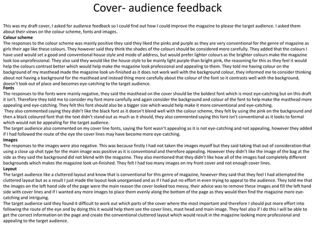 Audience feedback | PPTX