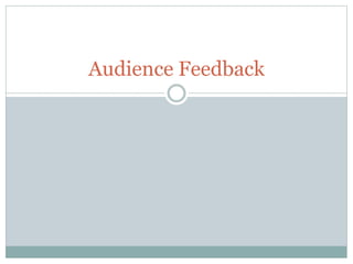 Audience feedback | PPTX