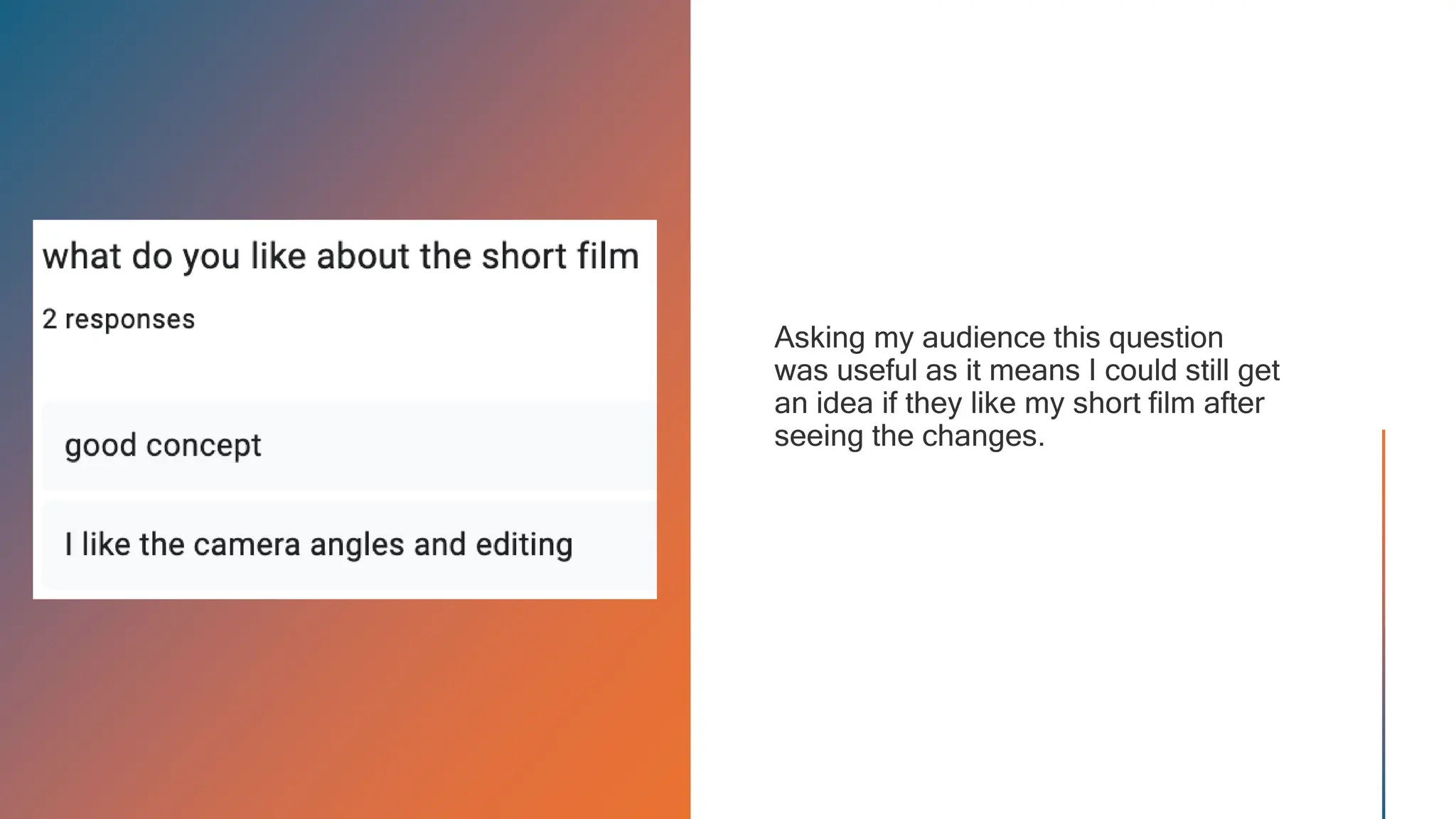 Audience feedback of final product after feedback.pptx