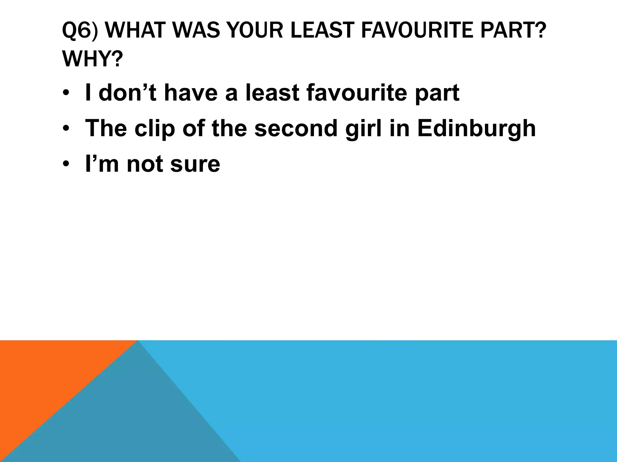 Audience feedback open questions | PPTX