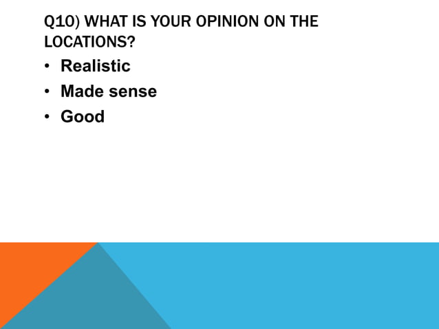 Audience feedback open questions | PPTX