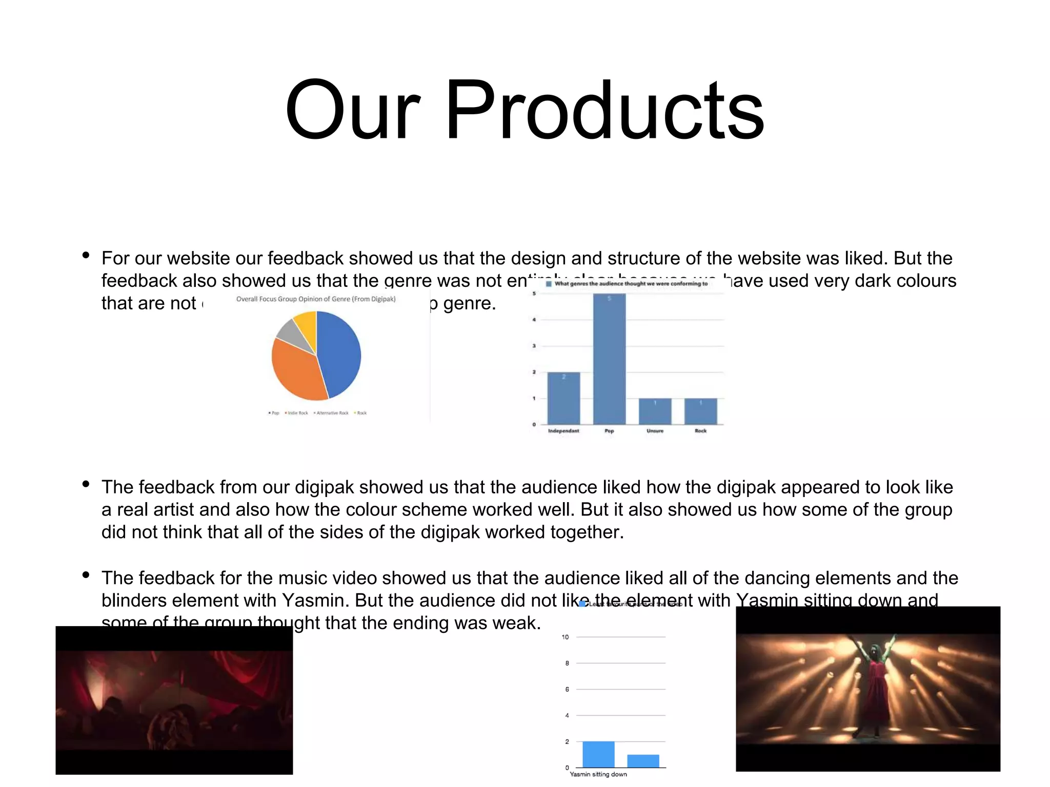 Audience feedback presentation | PPTX | Genres