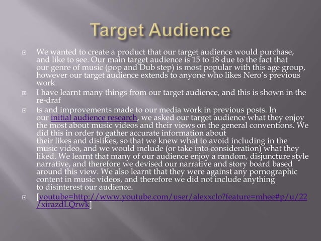 Audience feedback presentation | PPTX