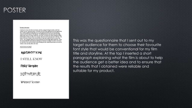 Audience feedback summary fonts | PPT